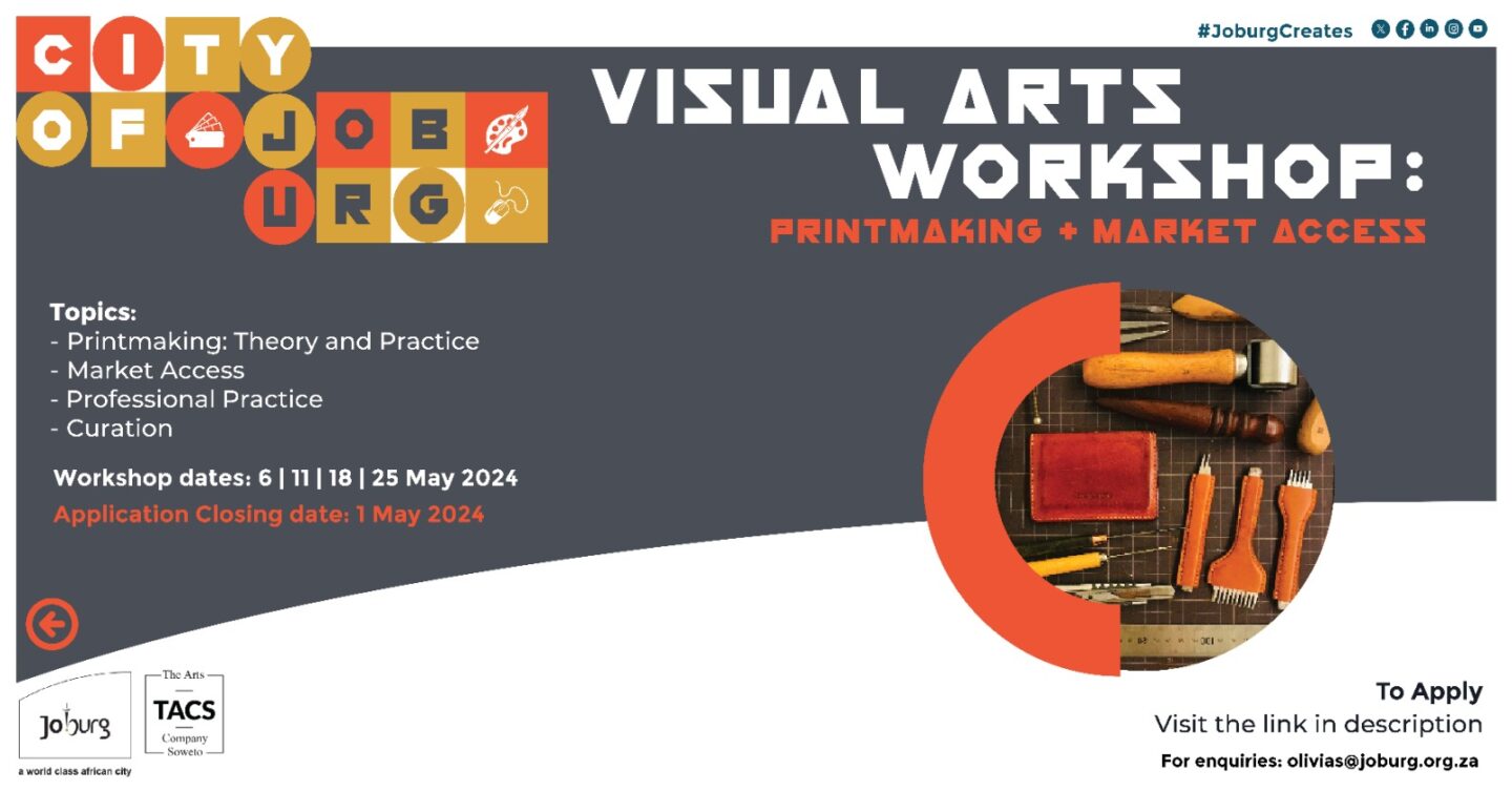 Visual Arts Workshop: Printmaking & Market Access - Arts, Culture ...