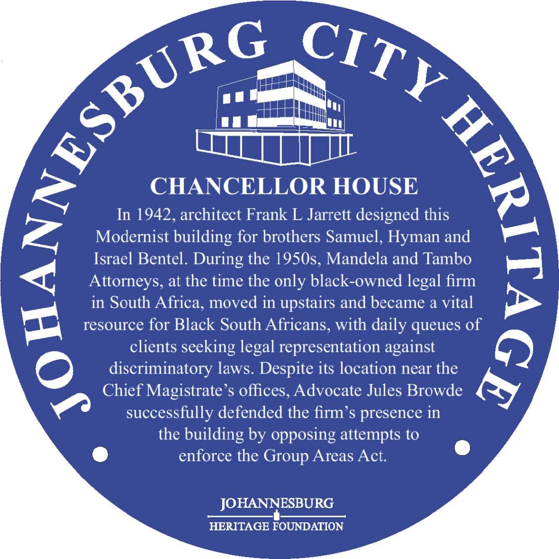 Chancellor House - Arts, Culture & Heritage Joburg